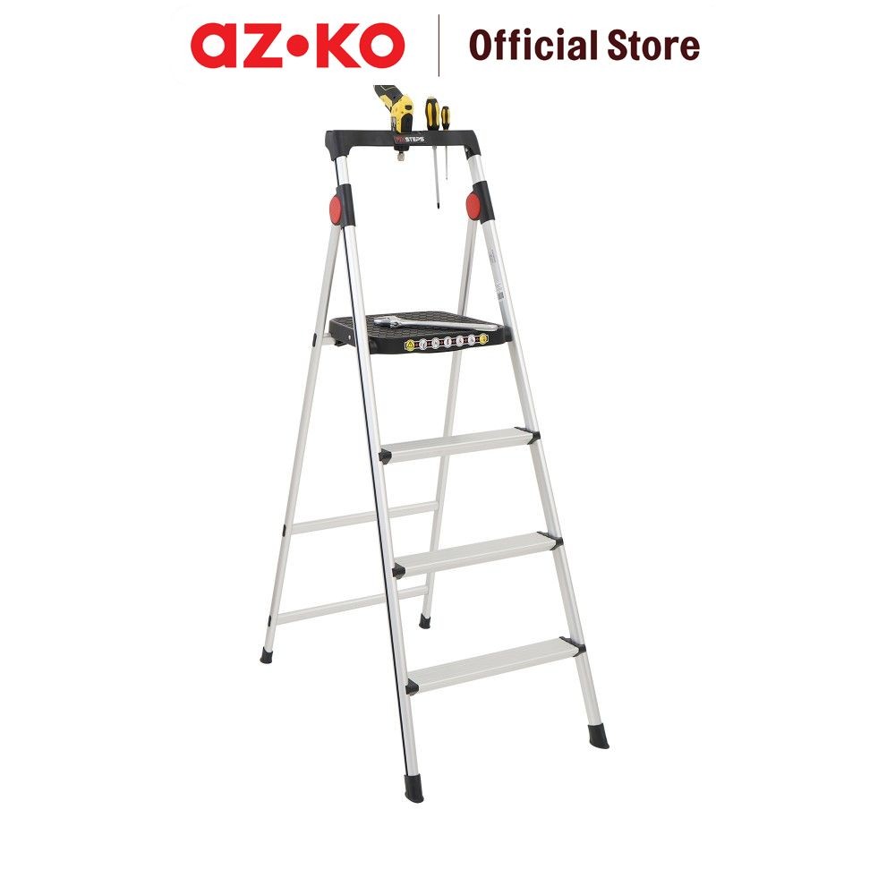 Jual AZKO Fixsteps Tangga Aluminium American Type 4 Step Multifunction ...