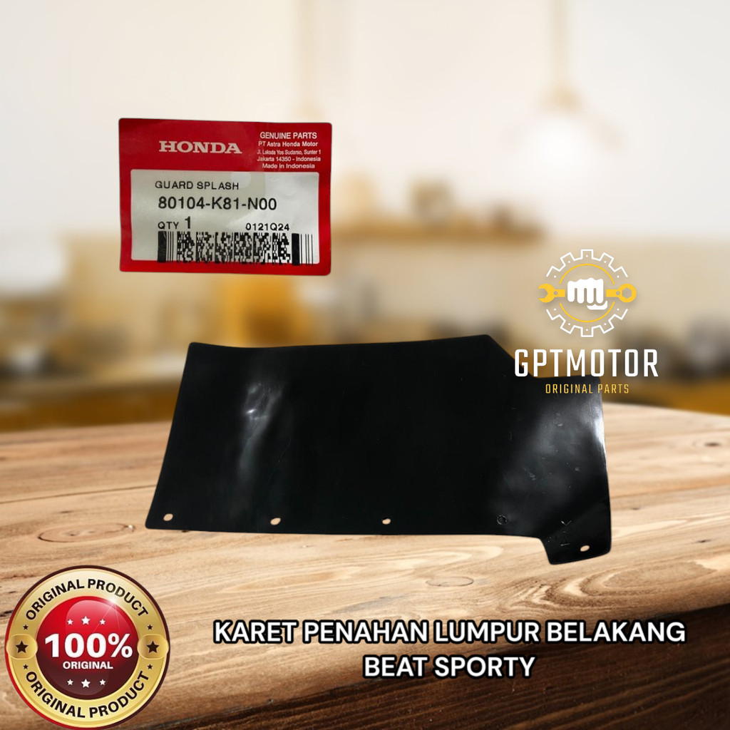Jual KARET PENAHAN LUMPUR BELAKANG BEAT SPORTY HONDA 80104-K81-N00 ...