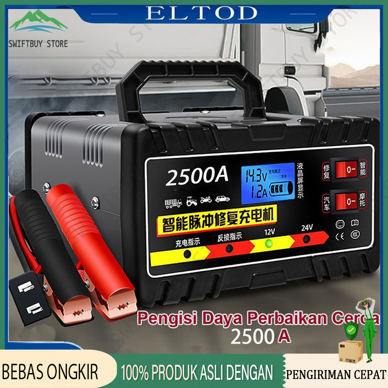 Jual Charger Aki Otomatis Smart Intelligent Auto Repair Mobil Pengisi ...