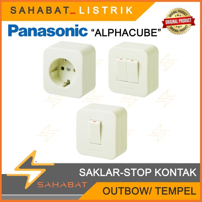 Jual PANASONIC SAKLAR STOP KONTAK OUTBOW ALPHACUBE WSJ3900 WSJ3001 WKJ1131 | Shopee Indonesia