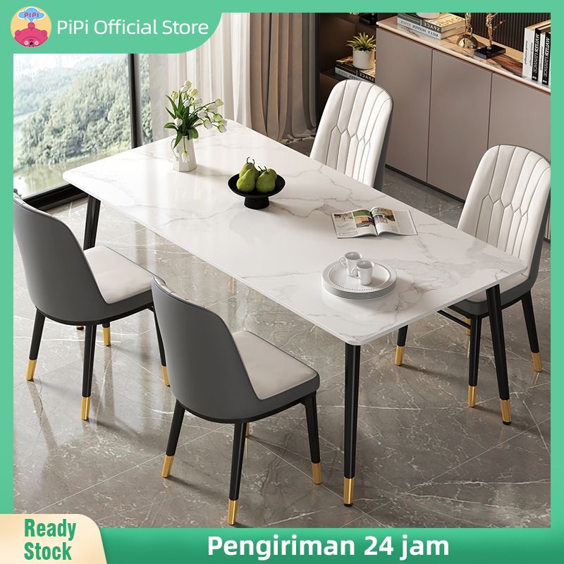 Jual SALE PiPi Furniture Meja Makan/Meja Makan Set 4 Kursi/Minimalis ...