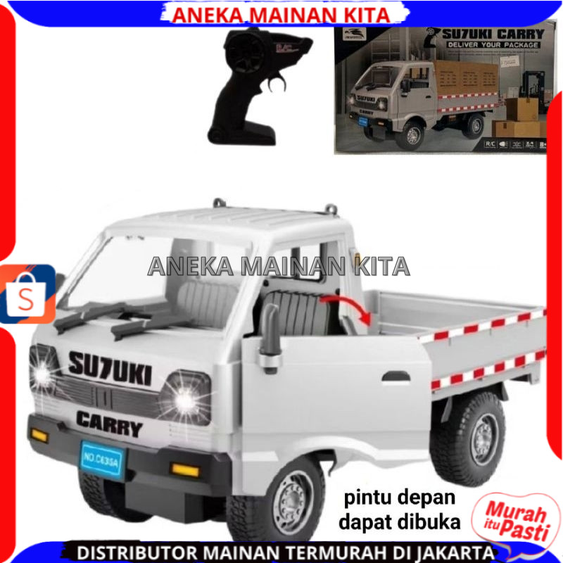 Jual Mainan Mobil Remote Control Carry Pickup Truck Cargo Bisa Buka ...