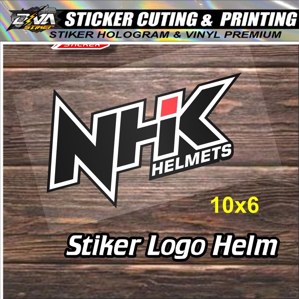 Jual Stiker Logo NHK Helm / Sticker NHK / Stiker Helm / Stiker Logo NHK ...