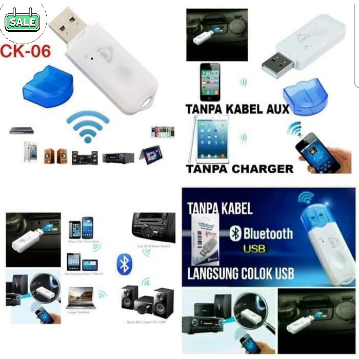 Jual I* CK06 Bluetooth Receiver Audio Blutut Risiver CK-06 Bluetot ...