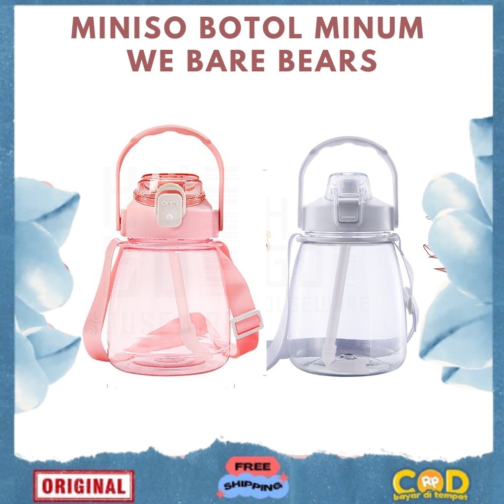Jual MINISO BOTOL MINUM WE BARE BEARS | Shopee Indonesia