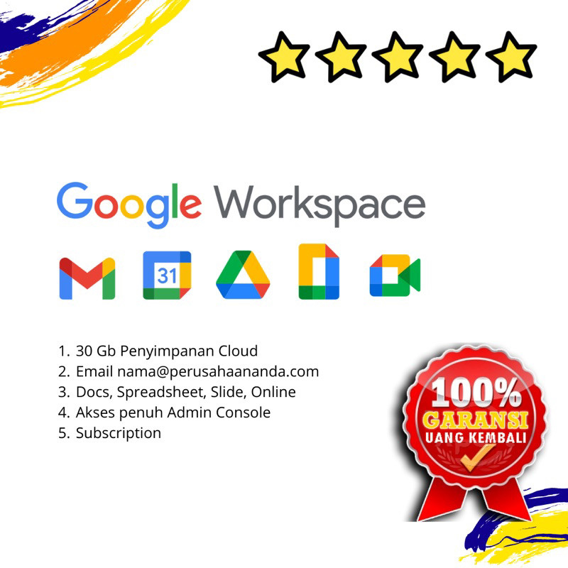 Jual GOOGLE WORKSPACE/GSUITE ORIGINAL SUBSCRIPTION | Shopee Indonesia