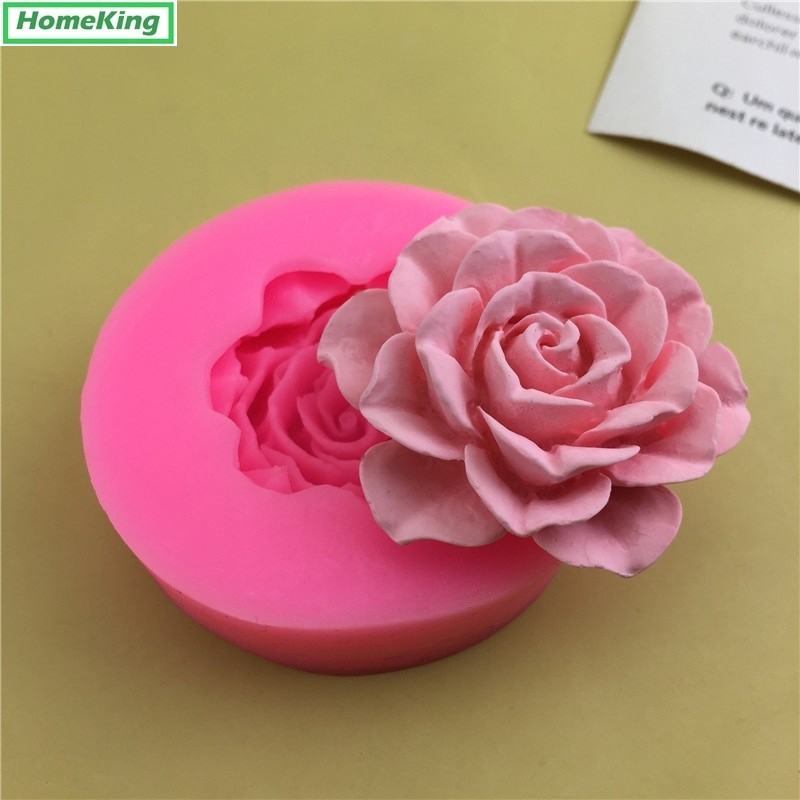 Jual Cetakan Silikon Bunga Mawar / Fondant Dekorasi Kue Cokelat Alat ...