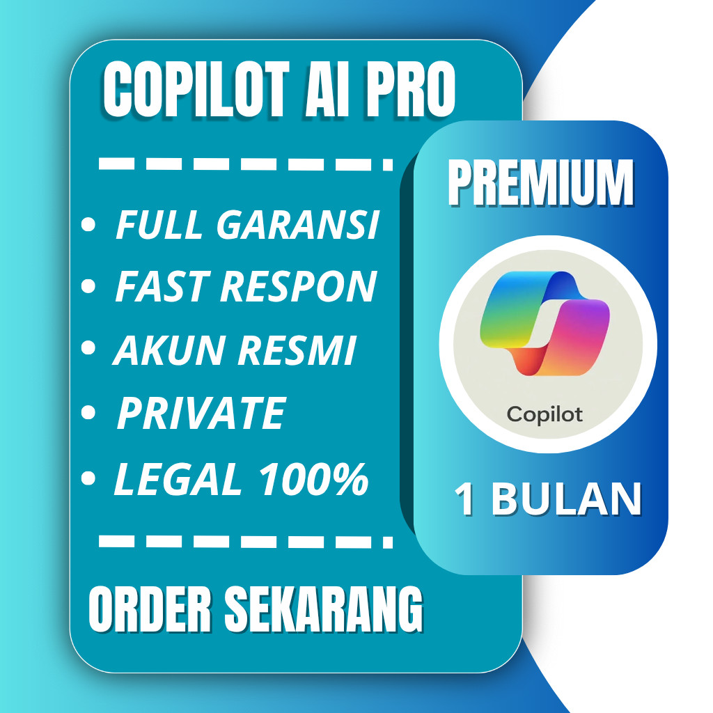 Jual Microsoft Copilot Pro 1 Bulan | Private Akun | Shopee Indonesia