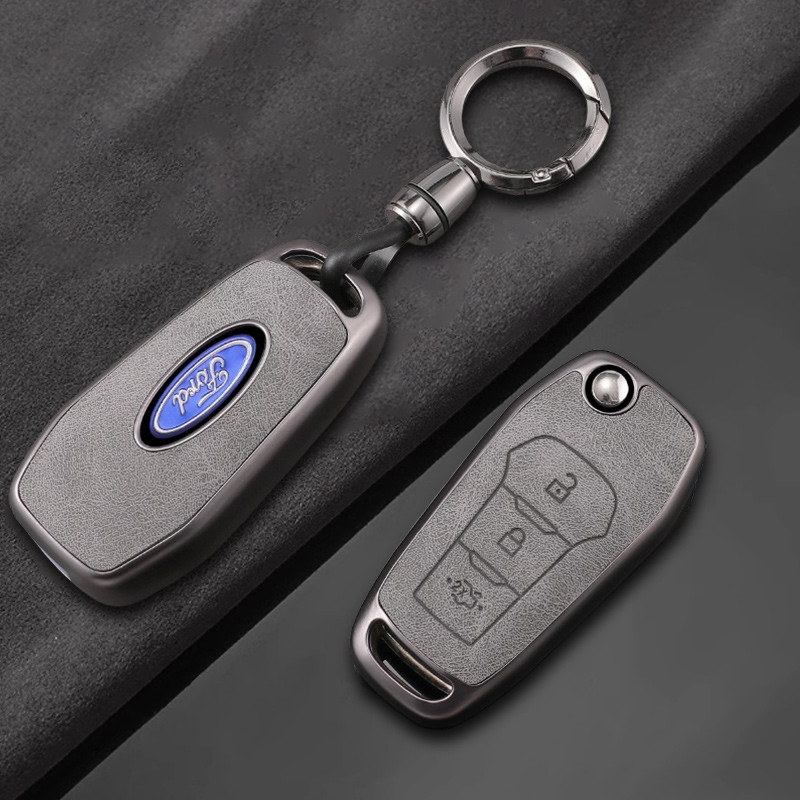 Jual TPU Zinc Alloy Car Key Case Full Cover Protection Shell Holder For Ford Figo Mondeo 5 ...
