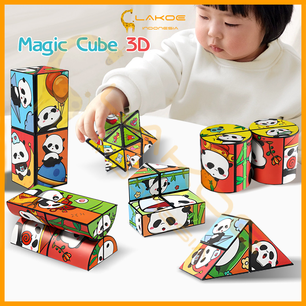Jual LAKOE Rubik 3D Magic Cube Speed Cube Melatih Konsentrasi Pendidikan Lego Rubik | Shopee ...