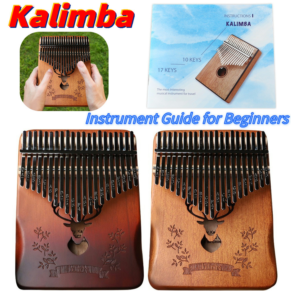 Jual Kalimba Thumb Piano Learning Book Instrument Guide User-Friendly ...