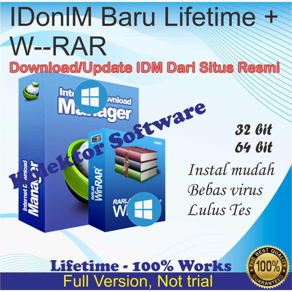 Jual IDM Internet Download Manager - Full Version, Lifetime | Shopee ...