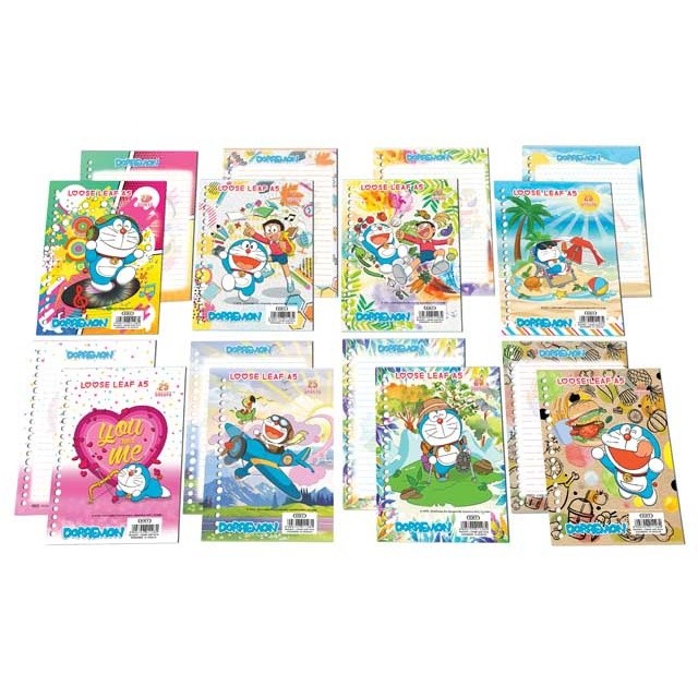 Jual Kertas Binder Loose Leaf Ukuran A5 isi 20 Lembar Merk Kiky Motif ...