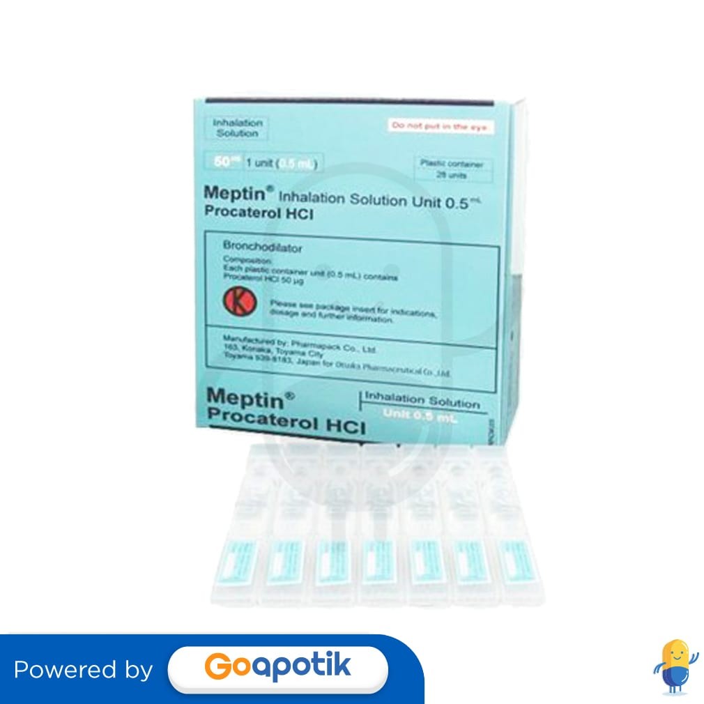 Jual Meptin Inhalation Solution 0.5 Ml Vial Box | Shopee Indonesia