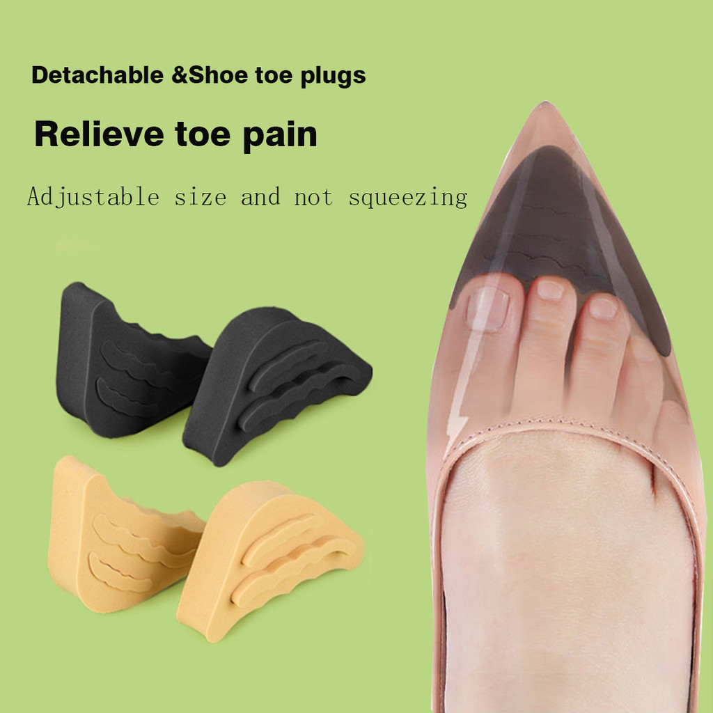 Jual Toe Inserts Shoe Filler for Shoes Too Big, Adjustable Shoe Fillers ...