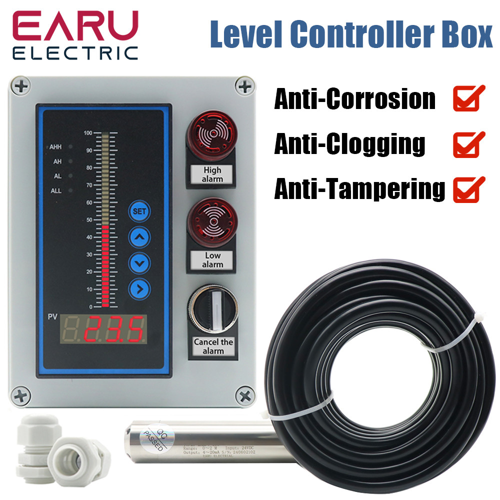 Jual 4-20mA Waterproof Integral Level Transmitter Controller Input ...
