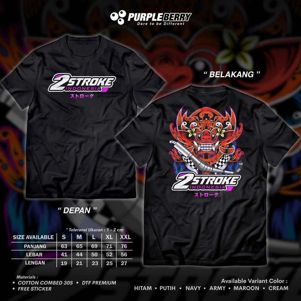 Jual Kaos 2 Stroke Indonesia Japan Style - Baju Motor 2 Tak Two Stroke ...