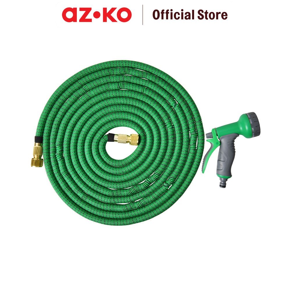 Jual AZKO Krisbow 22 mtr Set Selang Taman Expandable 1/2 - 5/8 inci - Hijau Garden Expandable ...