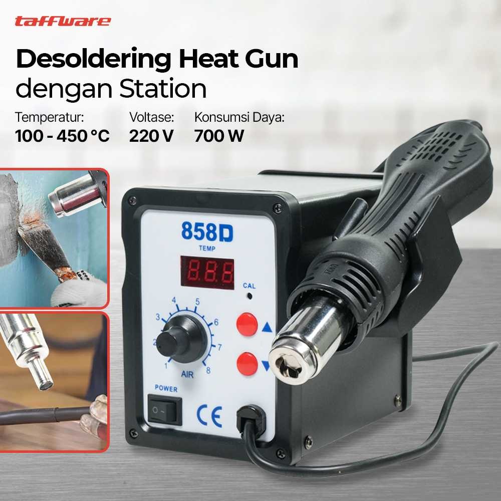 Jual Desoldering Heat Gun/Hot Air Solder Blower dengan Station 220V ...
