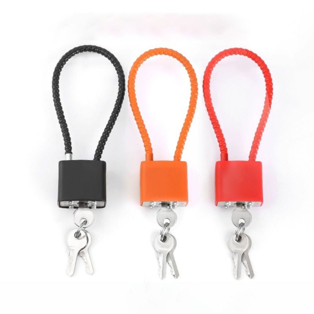Jual Portable Multifunctional Cable Lock Soft Flexible Padlock Equipped ...