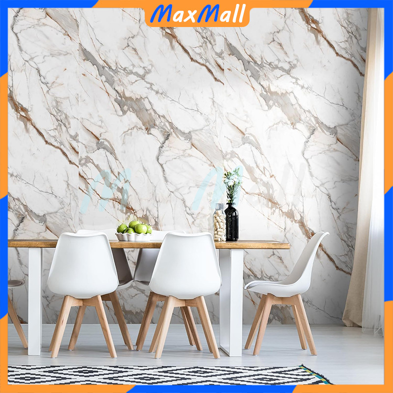 Jual Wallpaper Vinyl Dinding Marble 120 x 280cm Vinyl Marble Roll ...
