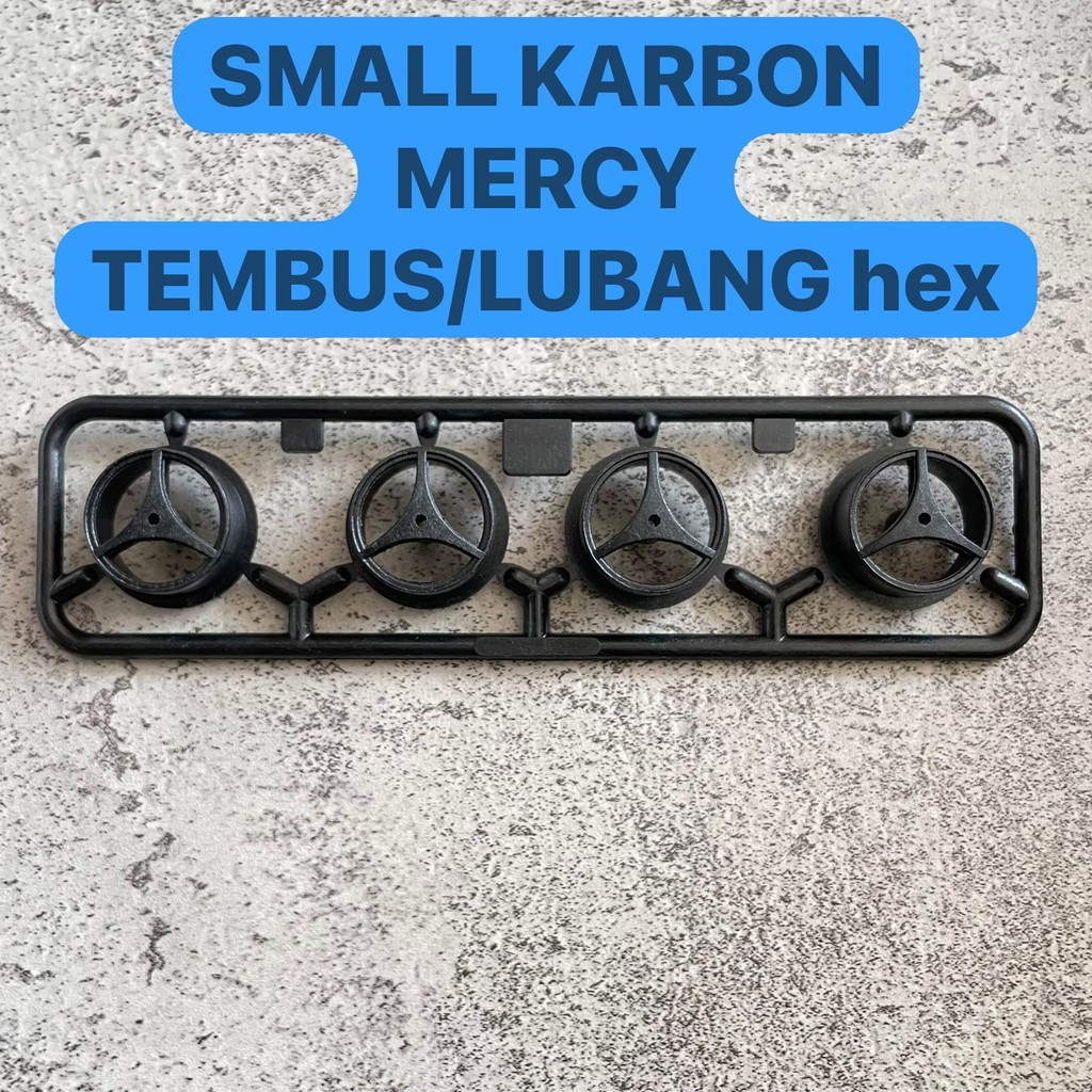 Jual Velg Karbon Small Mercy sudah Tembus / Lubang - Rep Tamiya | Shopee Indonesia