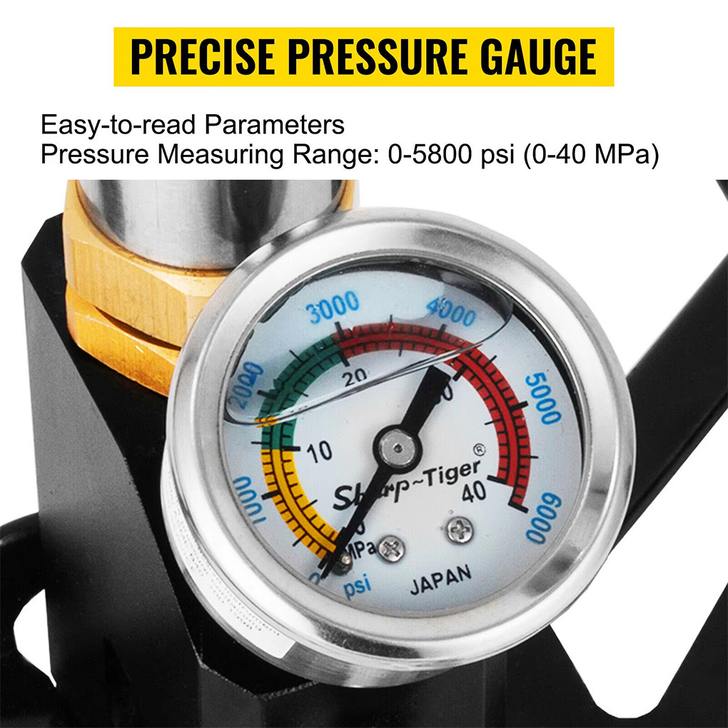 Jual Universal Pressure Gauge 40mpa Manometer Pompa pengisian cairan ...