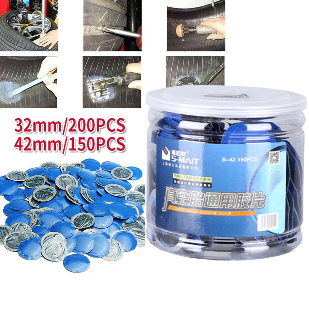Jual 1box Penambal ban 150/200pcs penambal ban dalam motor stiker ...