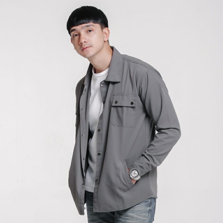 Jual JAKET SEMI PARKA || Trucker Jacket Fashion Pria Terlaris ( SIZE M ...