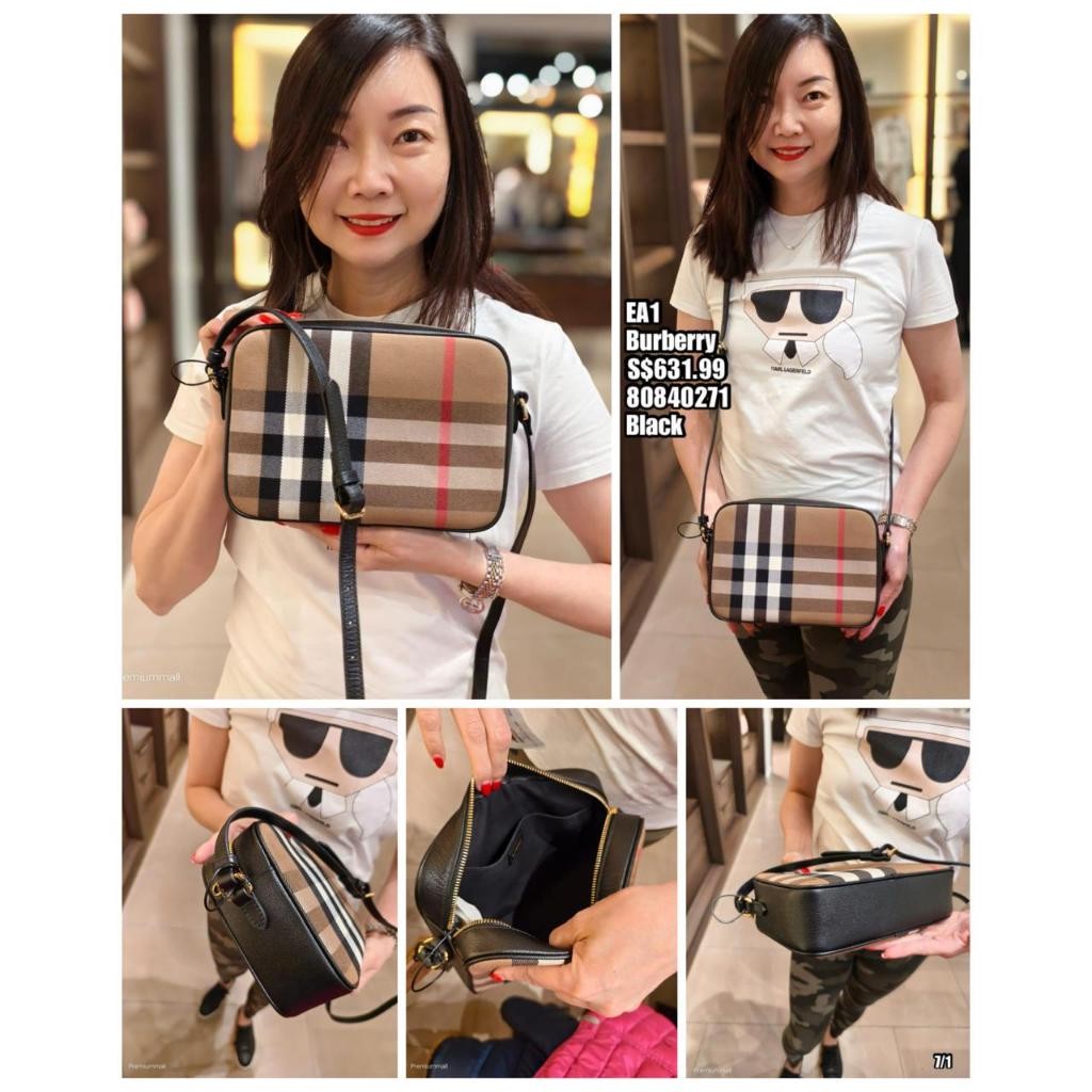 Jual PRE-ORDER EA1 BURBERRY 80840271 BAG (BLACK) | Shopee Indonesia