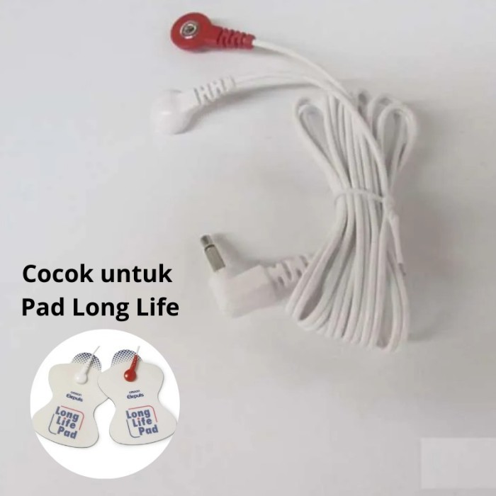 Jual Kabel Konektor PIN KANCING OMRON Penghubung Alat Pijat dengan Pad ...