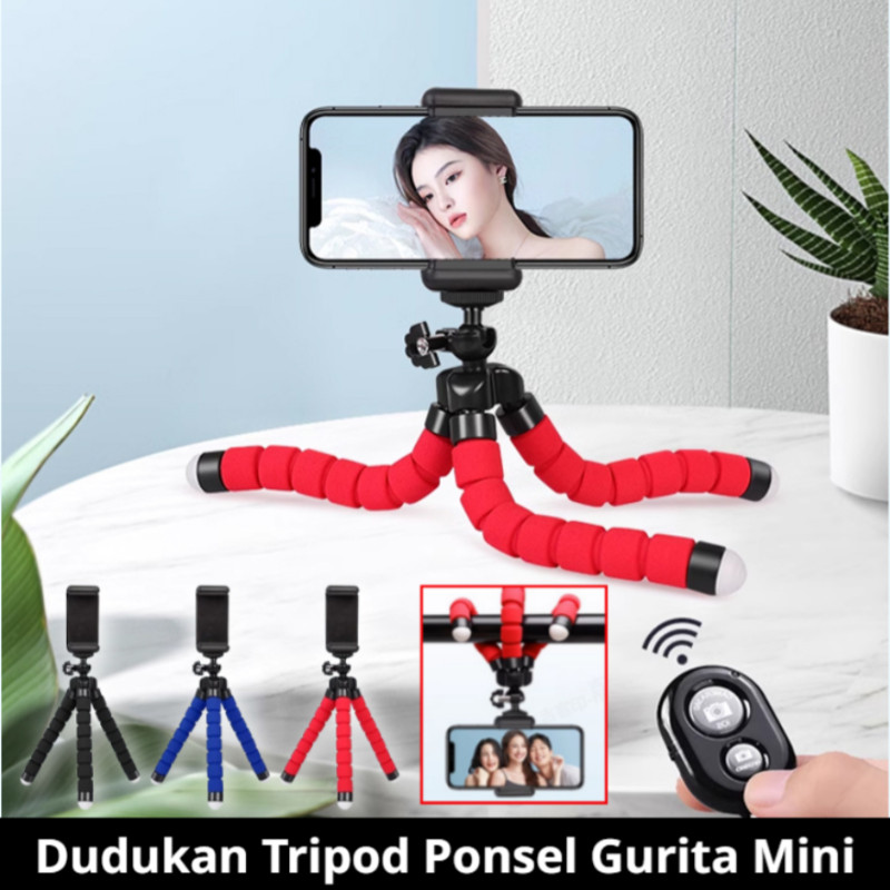 Jual 【COD + Kirim Dalam 24 Jam】Spider Tripod Tripod Kecil Fleksibel ...