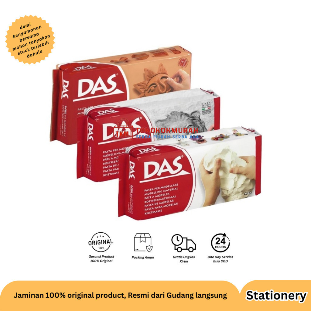 Jual DAS MODELLING CLAY 1000 GRAM / 1KG | Shopee Indonesia
