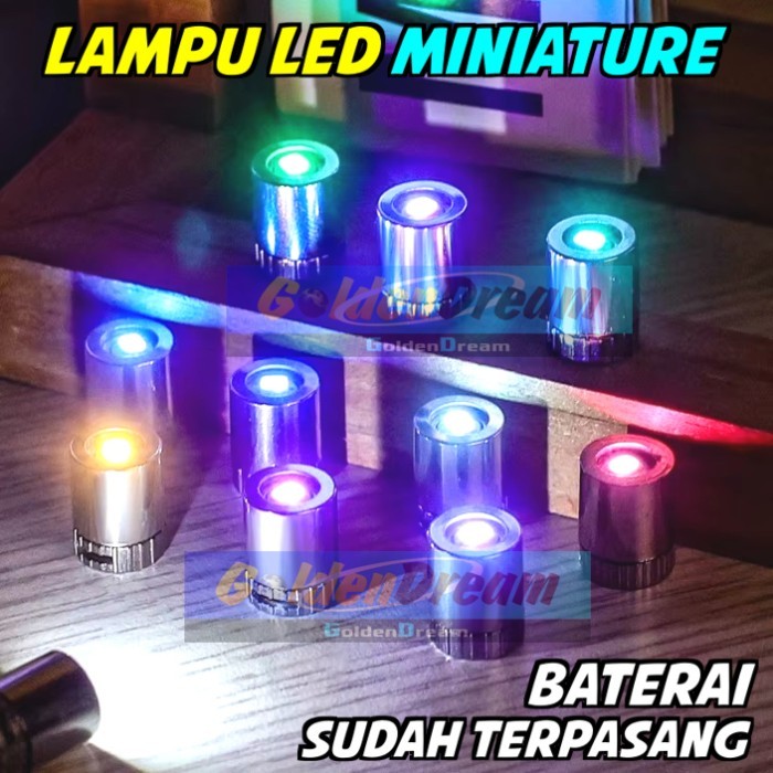 Jual Lampu LED Miniature Baterai DIY Craft Dekorasi Maket Arsitek ...