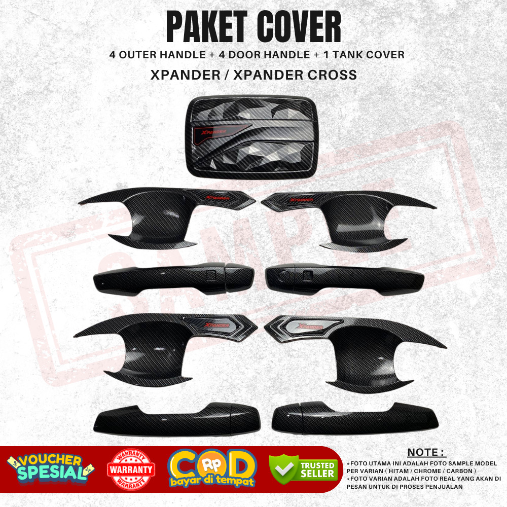 Jual Xpander / Xpander Cross Paket Outer Handle Tank Cover Premium ...