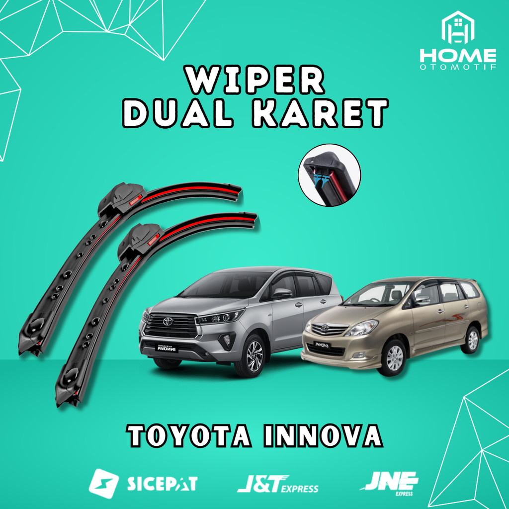 Jual Wiper Mobil Innova/All New Innova/Reborn/Zenix/Venturer Dual Blade ...