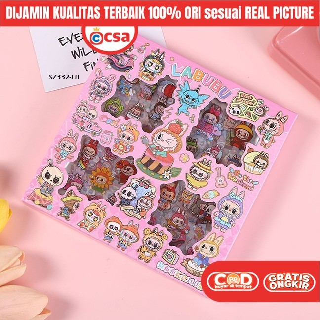 Jual CBA Mainan Sticker Tempel Labubu Kuromi DIY Kreatifitas Anak ...