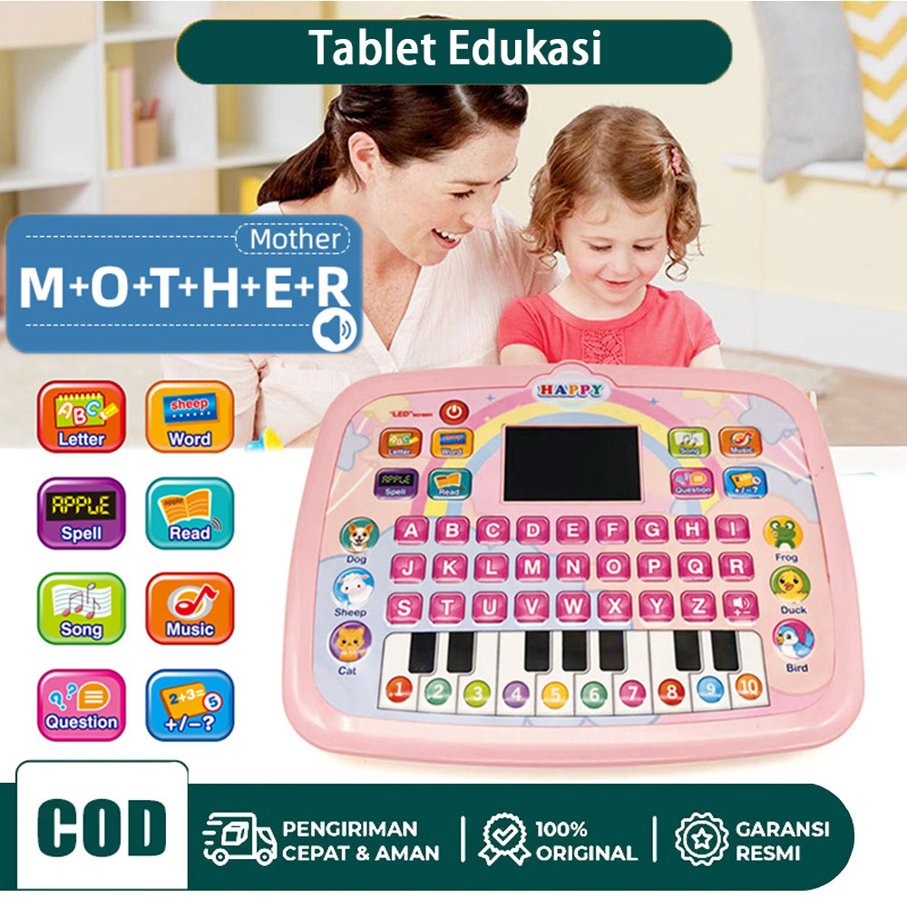 Jual Laptop Mainan Edukasi Anak Tablet Belajar Huruf Edukasi Anak ...