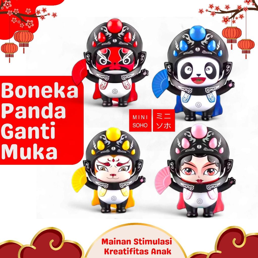 Jual Boneka Ganti Muka Beijing Opera Face Makeup Dekorasi Doll Gaya ...