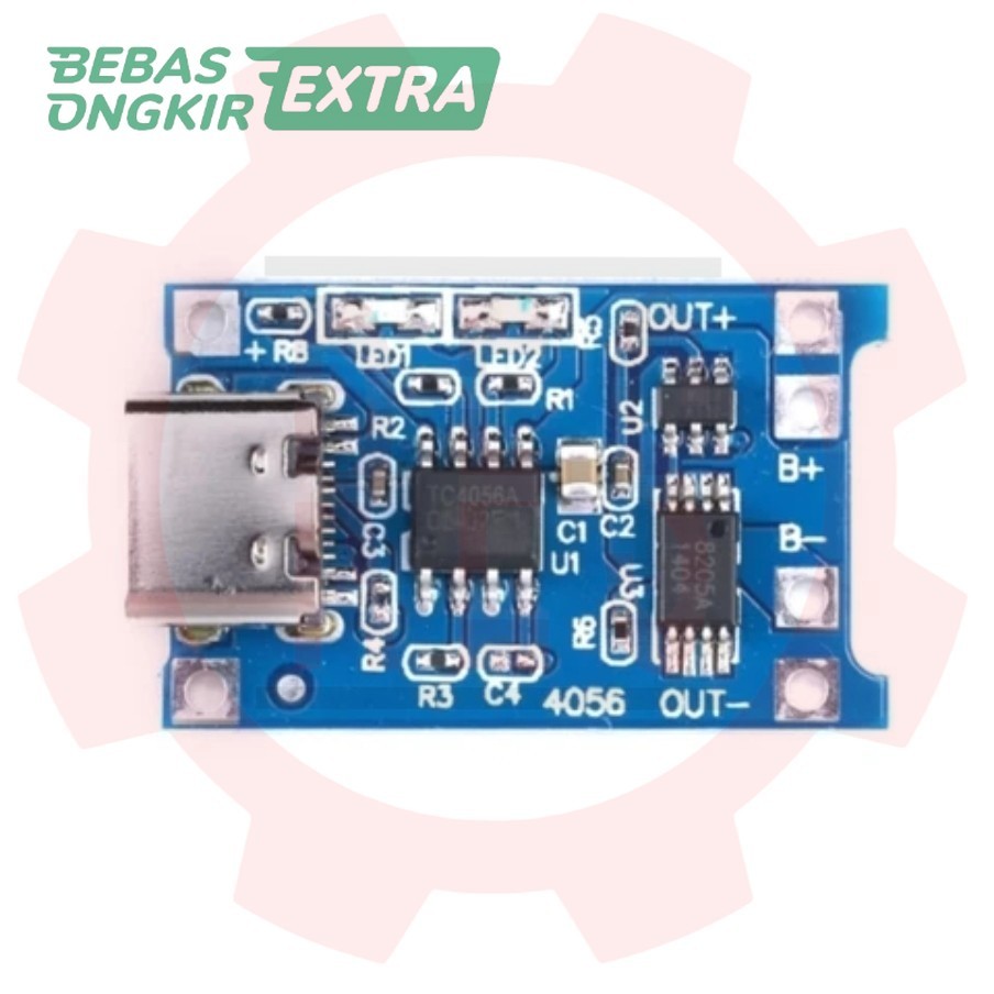 Jual Baru!! Modul Charger Type C 5V 18650 Lithium Battery Charger ...