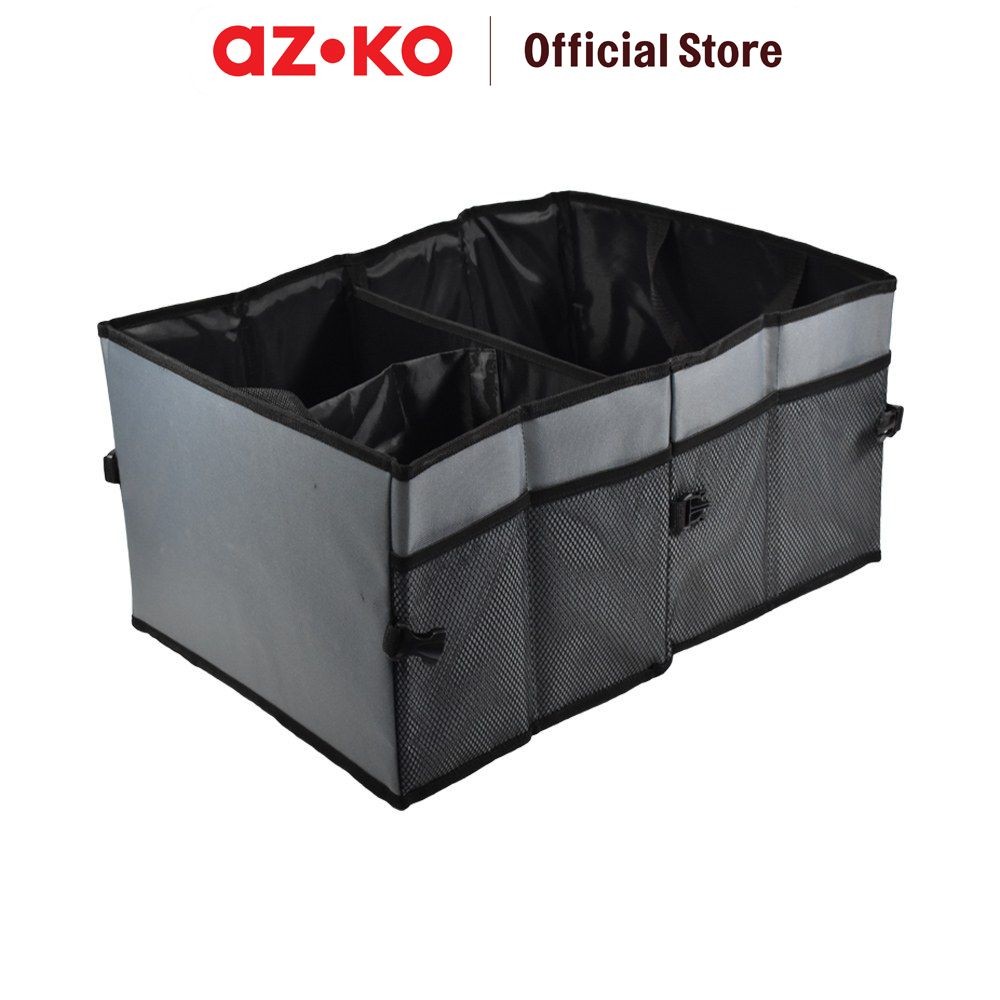 Jual AZKO Otto Klasse Organizer Bagasi Mobil - Hitam/Abu-Abu Wadah ...