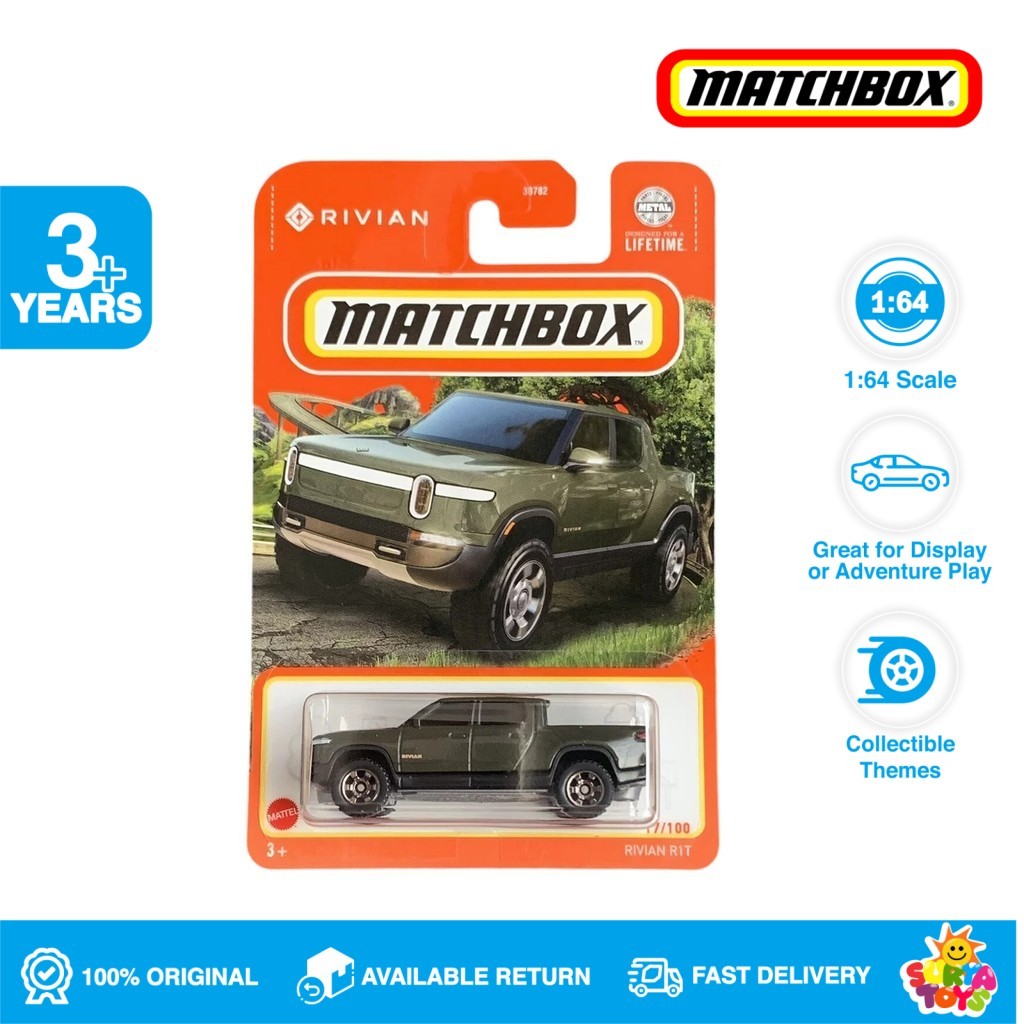 Jual Matchbox Rivian R1T Green | Shopee Indonesia