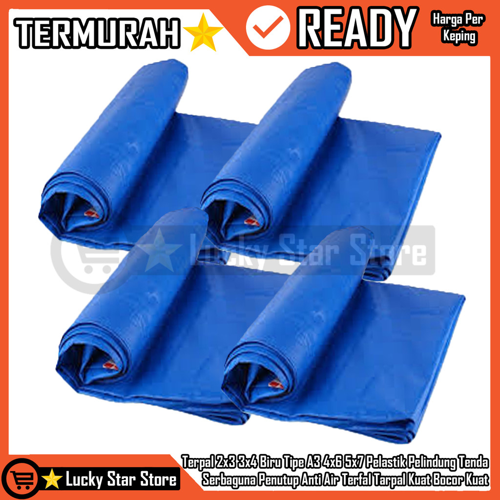 Jual Terpal A3 Ukuran Uk 2x3 3x4 4x6 5x7 Plastik Pelastik Pelindung ...