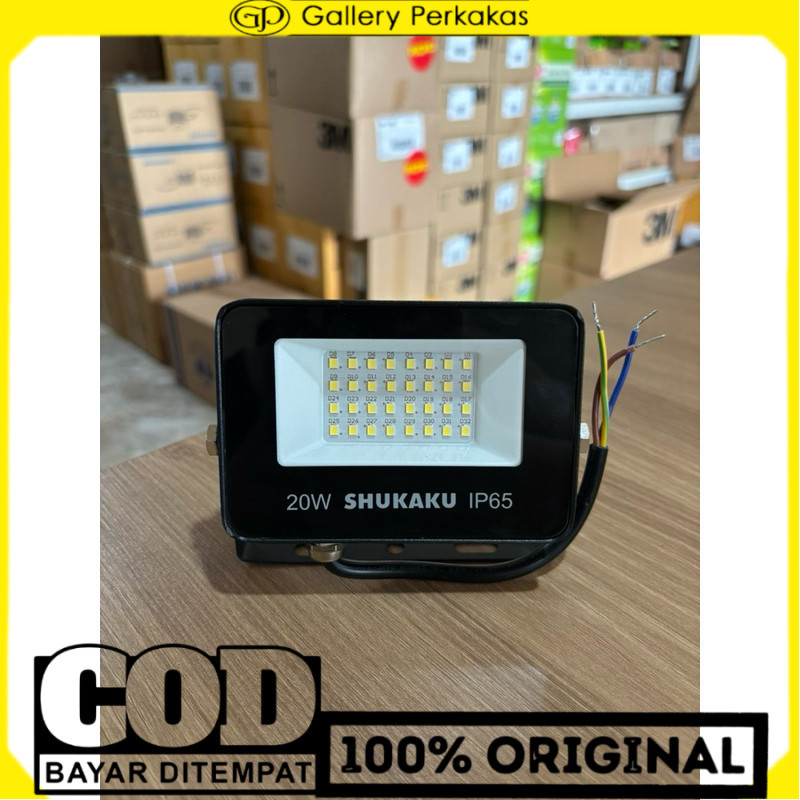 Jual Shukaku Lampu Sorot Led 20 watt Led Flood Light 20w Garansi 2 Tahun | Shopee Indonesia