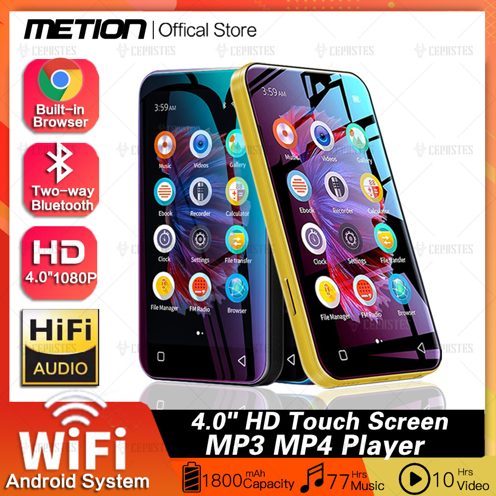 Jual 2023 NEW WiFi MP4 Player Bluetooth MP3 Player HiFi Sound Music ...