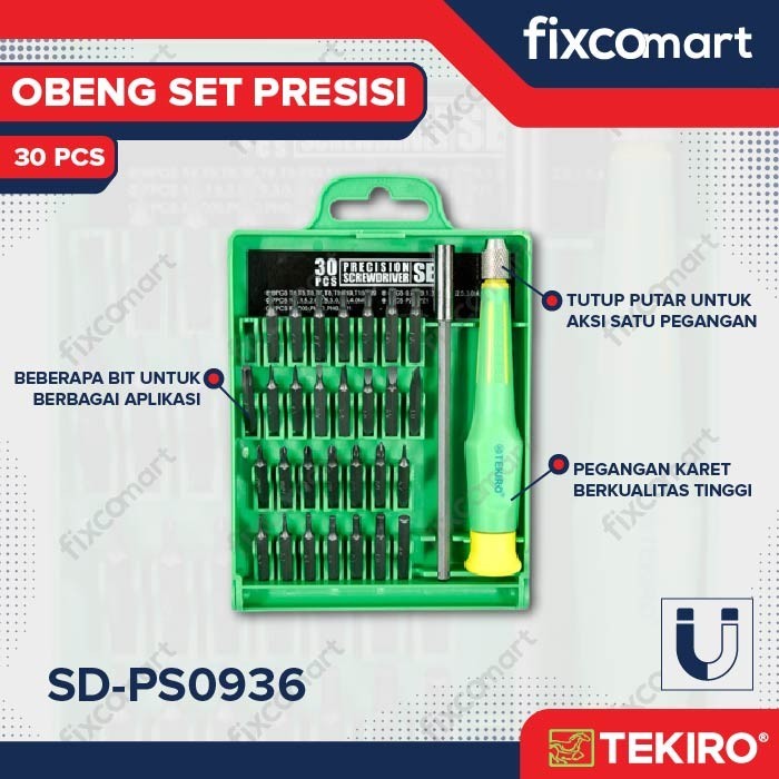 Jual Tekiro Obeng Presisi 30 Pcs / Obeng Set | Shopee Indonesia