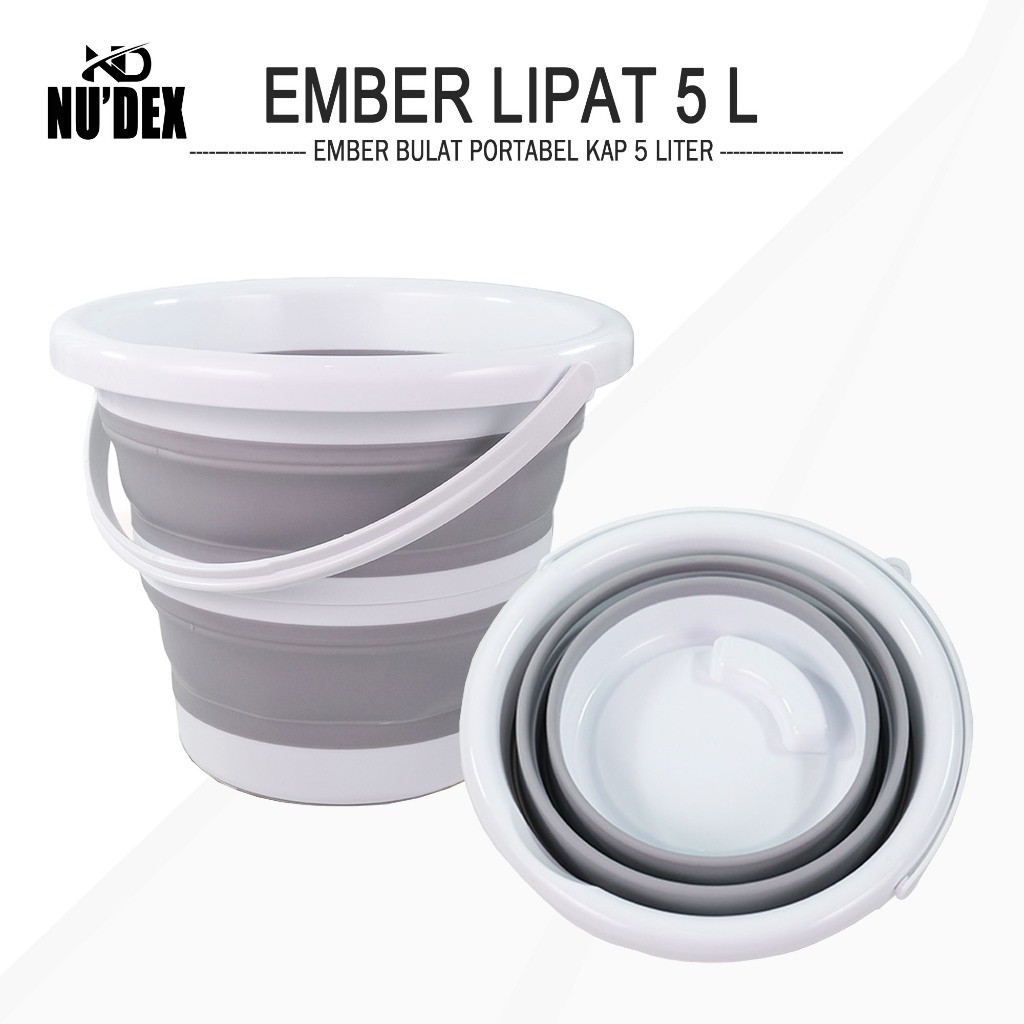 Jual Ember Lipat Water Bucket Foldable Collapsible 10L | Shopee Indonesia