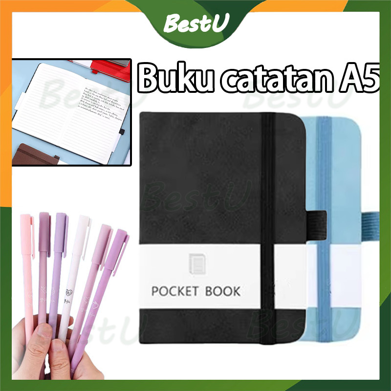 Jual Notebook A6 Portable Mini Pocket Book Buku Catatan Kecil / Buku ...