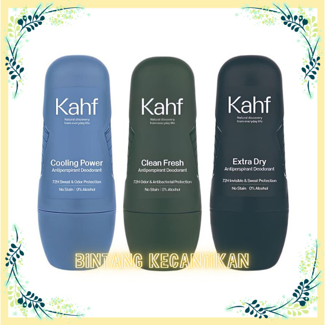 Jual Kahf Antiperspirant Deodorant Roll On 45ml - Deodorant / Kahf All Variant | Shopee Indonesia