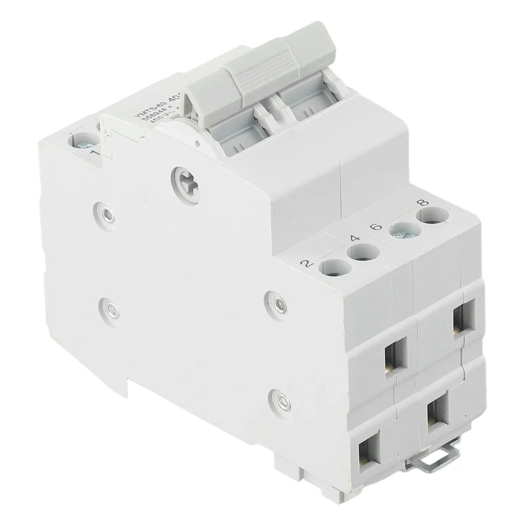 Jual Brand New Transfer Switch 1 Pc 2P 40A 8KA AC400 Dual Power Manual ...